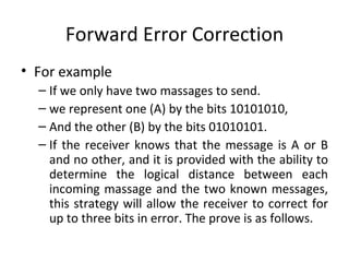 Error correction, ARQ, FEC | PPT
