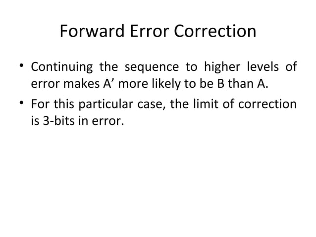 Error Correction Arq Fec Ppt