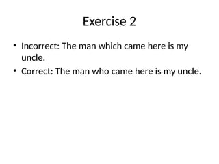 Error Correction Exercises in English Grammar | Class 11 CBSE ...