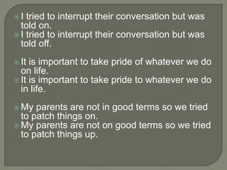 Error correction in English | PPTX