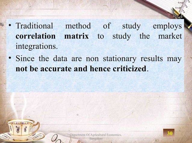 Cointegration And Error Correction Model Ppt