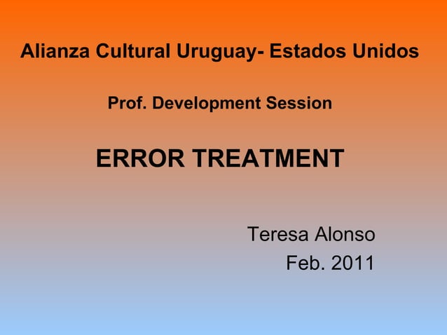 Error Correction Pp Ppt 8336