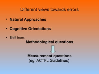 Error correction pp | PPT