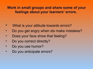 Error correction pp | PPT