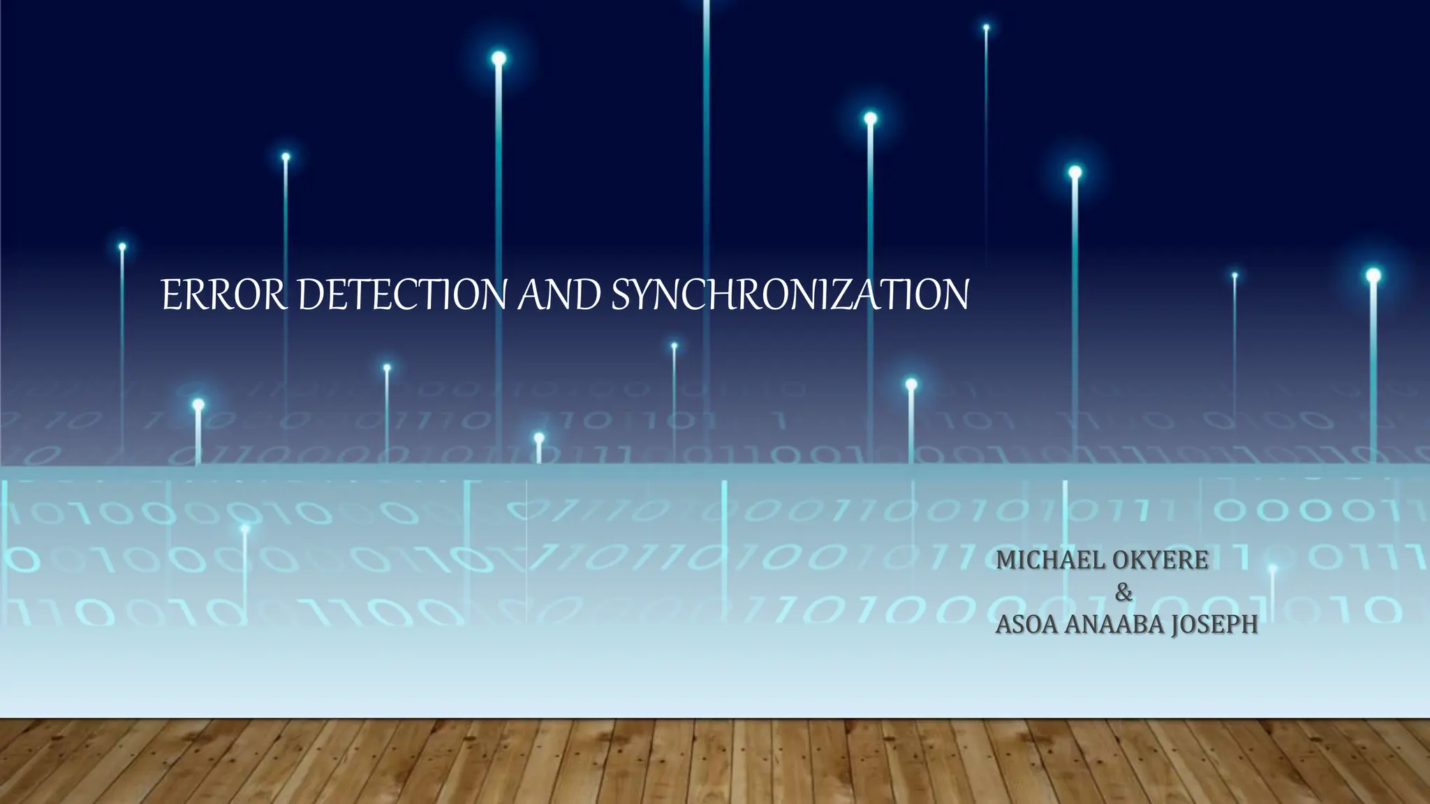 ERROR DETECTION IN DATA COMMUNICATION AND NETWORKING-1.pptx