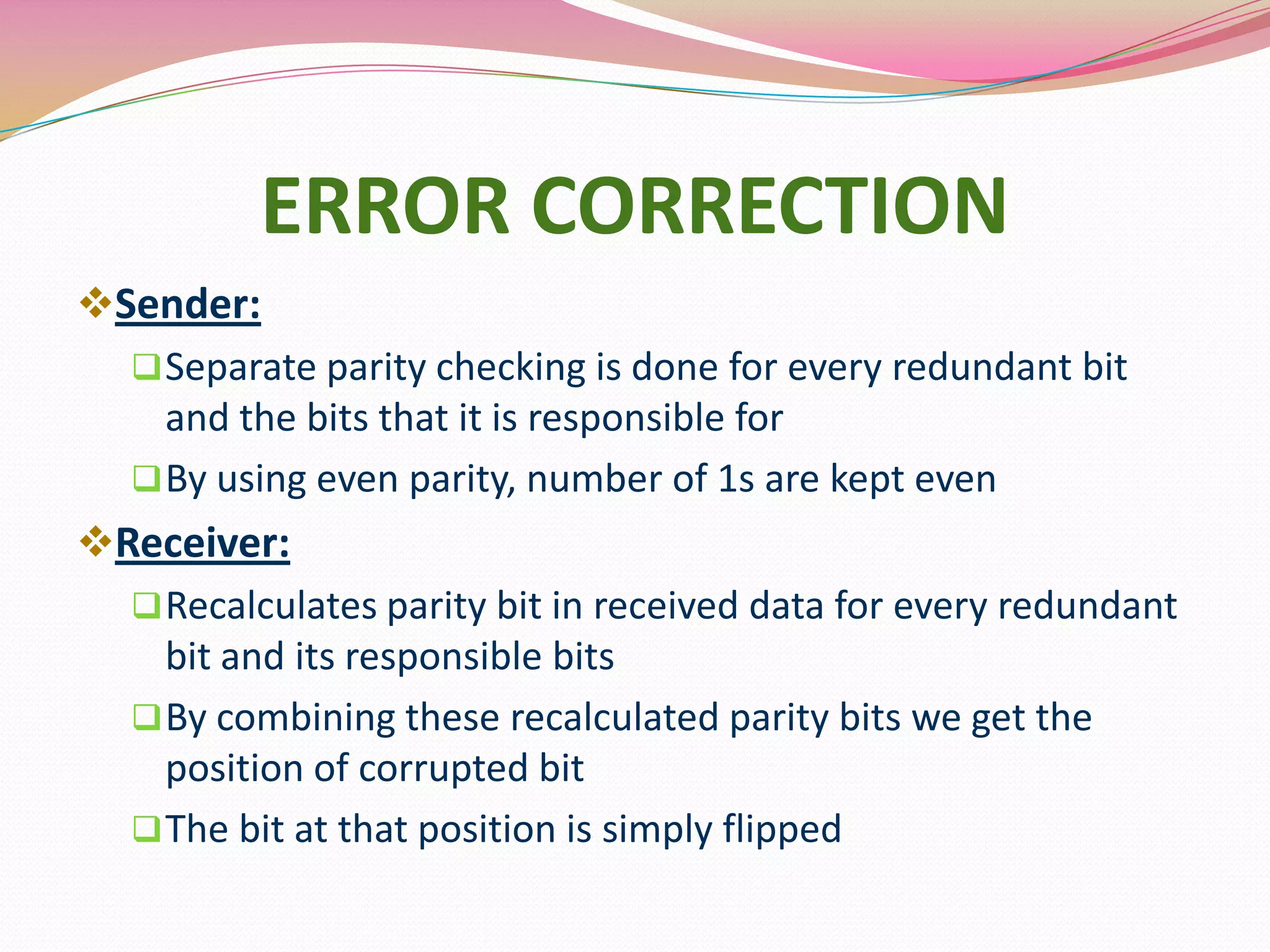 Error detection. | PPT