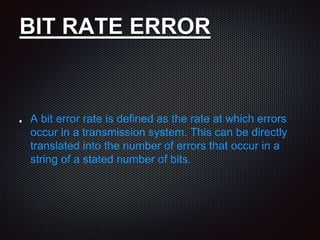 Error detection in Data Communication System | PPTX