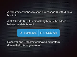 Error detection in Data Communication System | PPTX