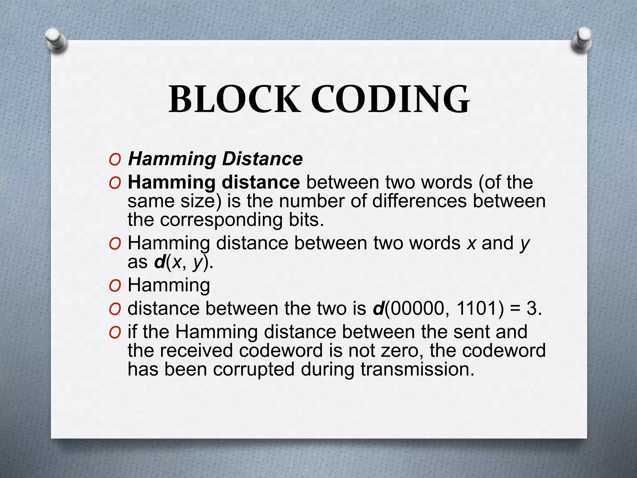 Error Detection and Correction - Data link Layer | PPTX