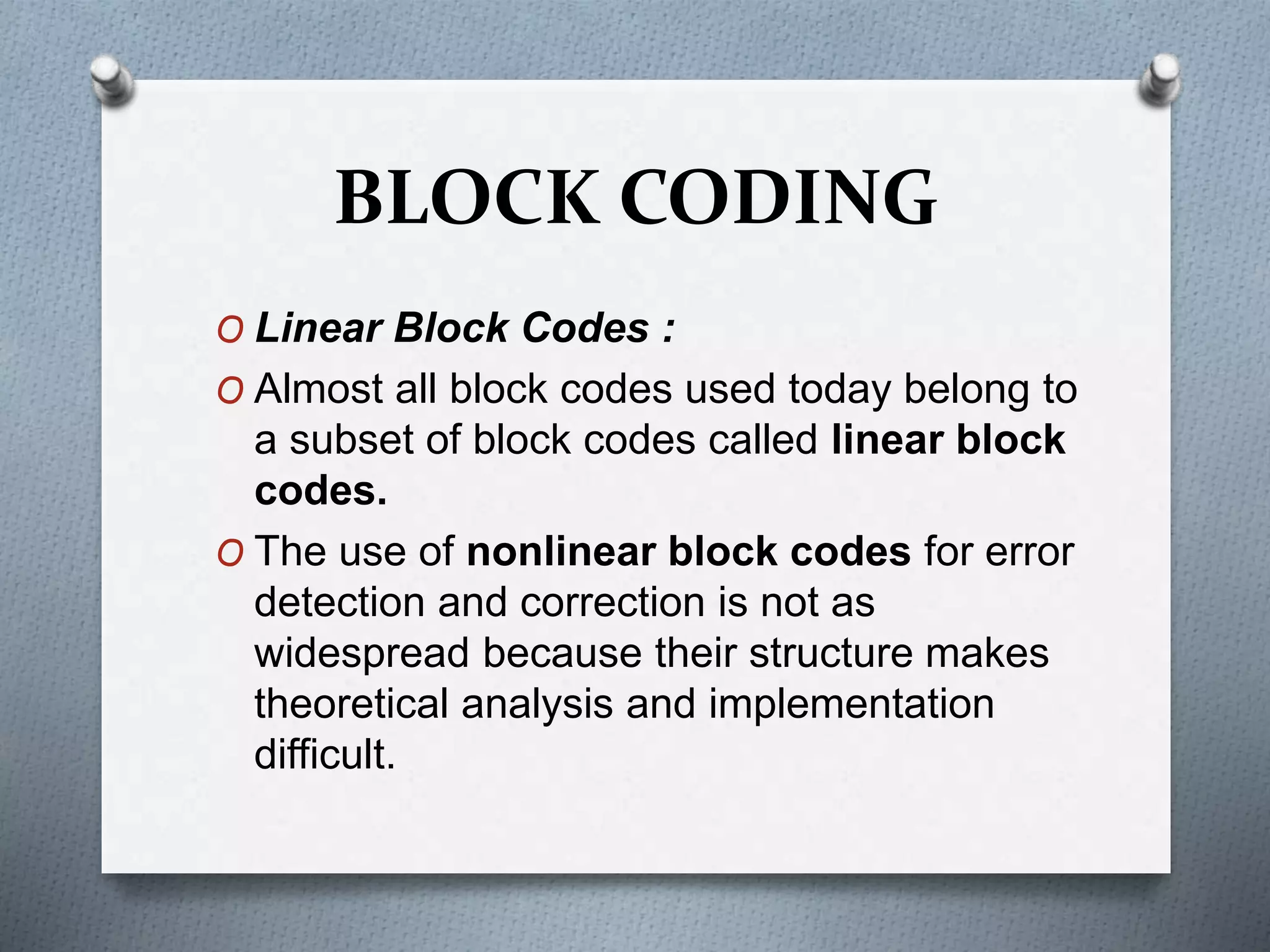 Error Detection and Correction - Data link Layer | PPTX
