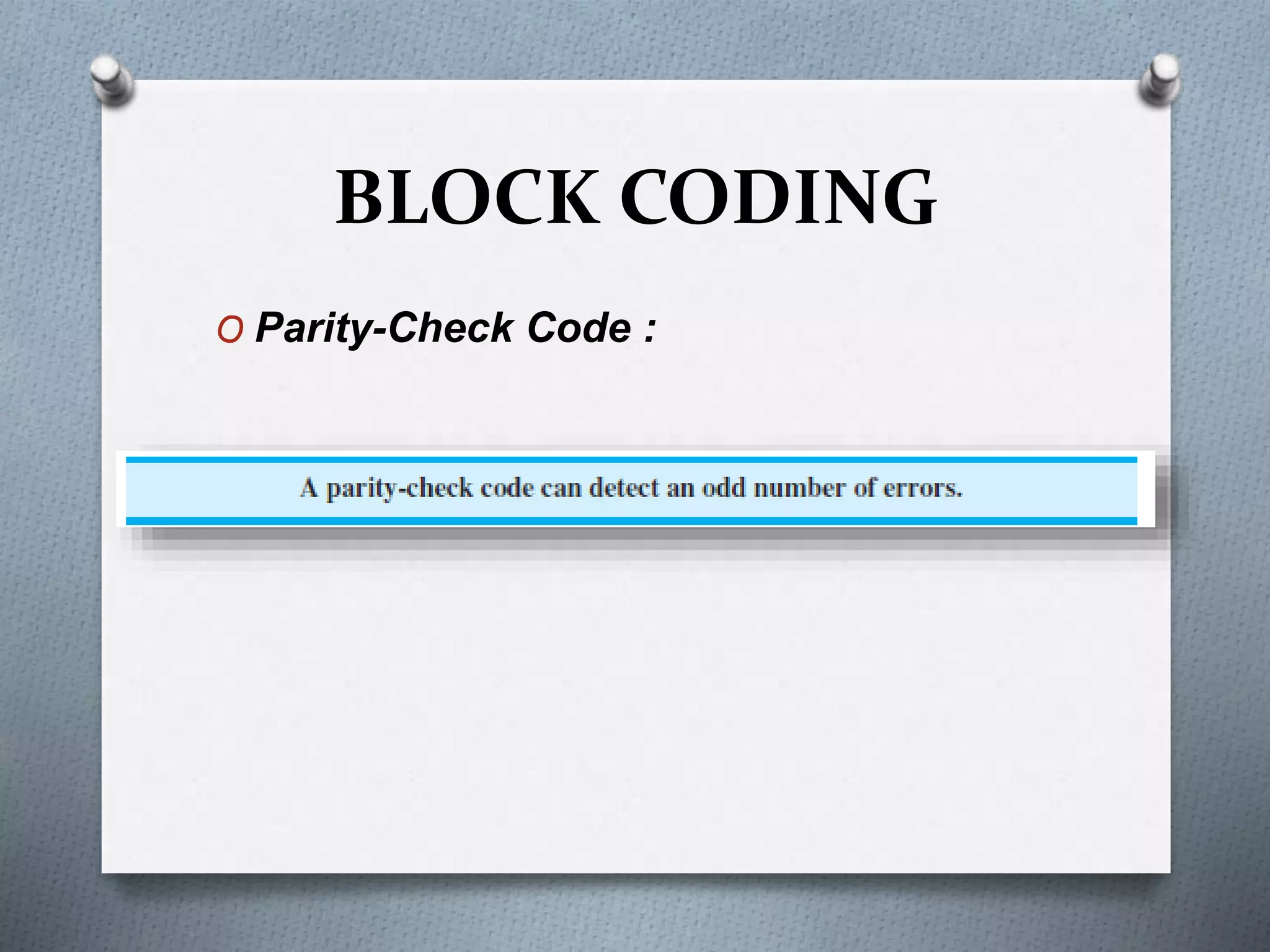 Error Detection and Correction - Data link Layer | PPTX