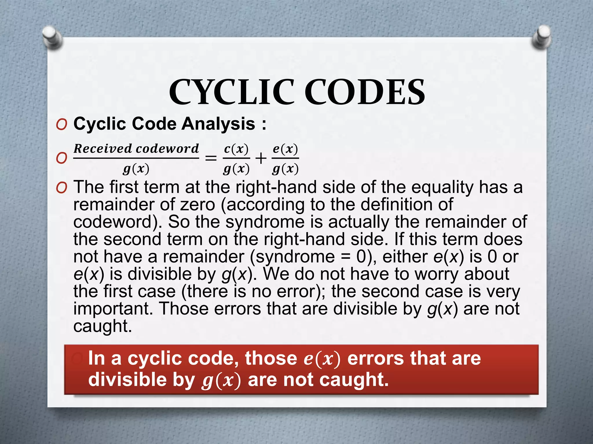 Error Detection and Correction - Data link Layer | PPTX