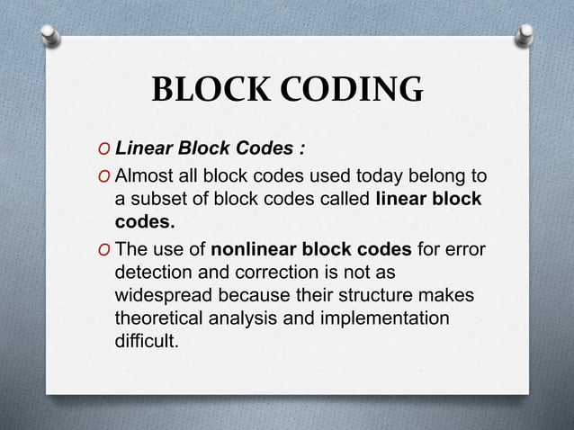 Error Detection And Correction Data Link Layer Pptx