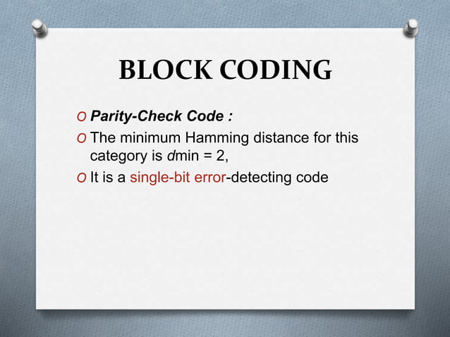 Error Detection And Correction Data Link Layer Pptx 9787