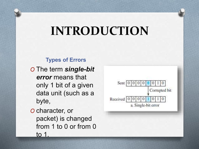 Error Detection and Correction - Data link Layer | PPTX