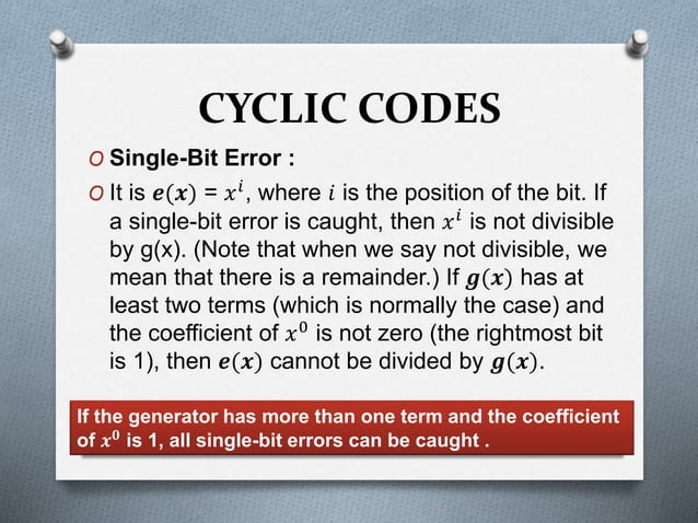 Error Detection and Correction - Data link Layer | PPTX