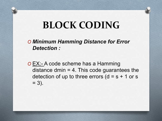 Error Detection And Correction Data Link Layer
