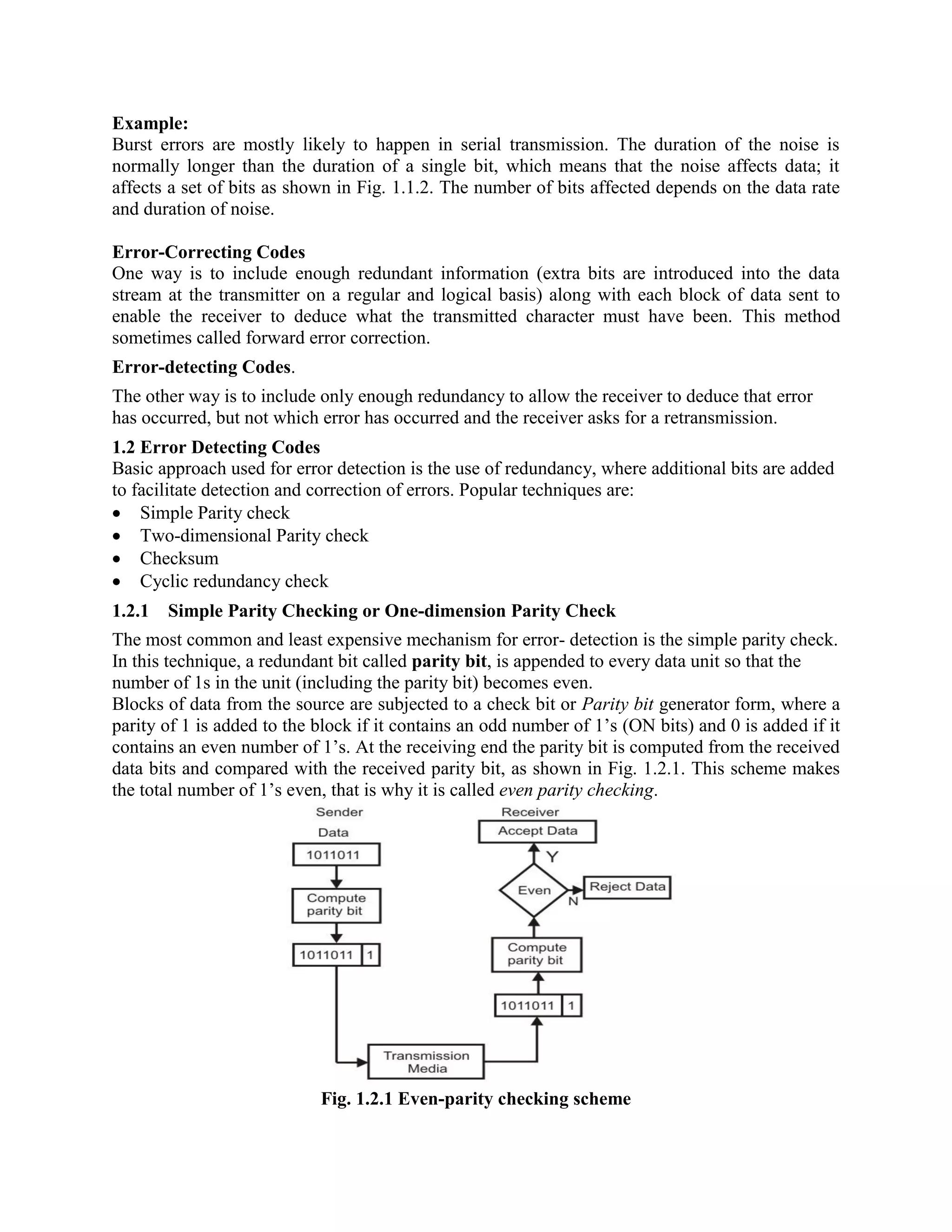 Error detection and correction | PDF