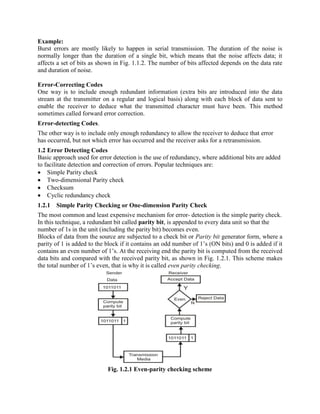Error detection and correction | PDF