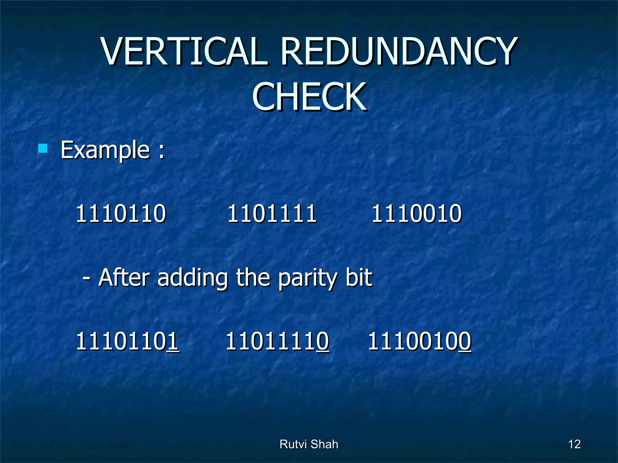 Error Detection And Correction Ppt