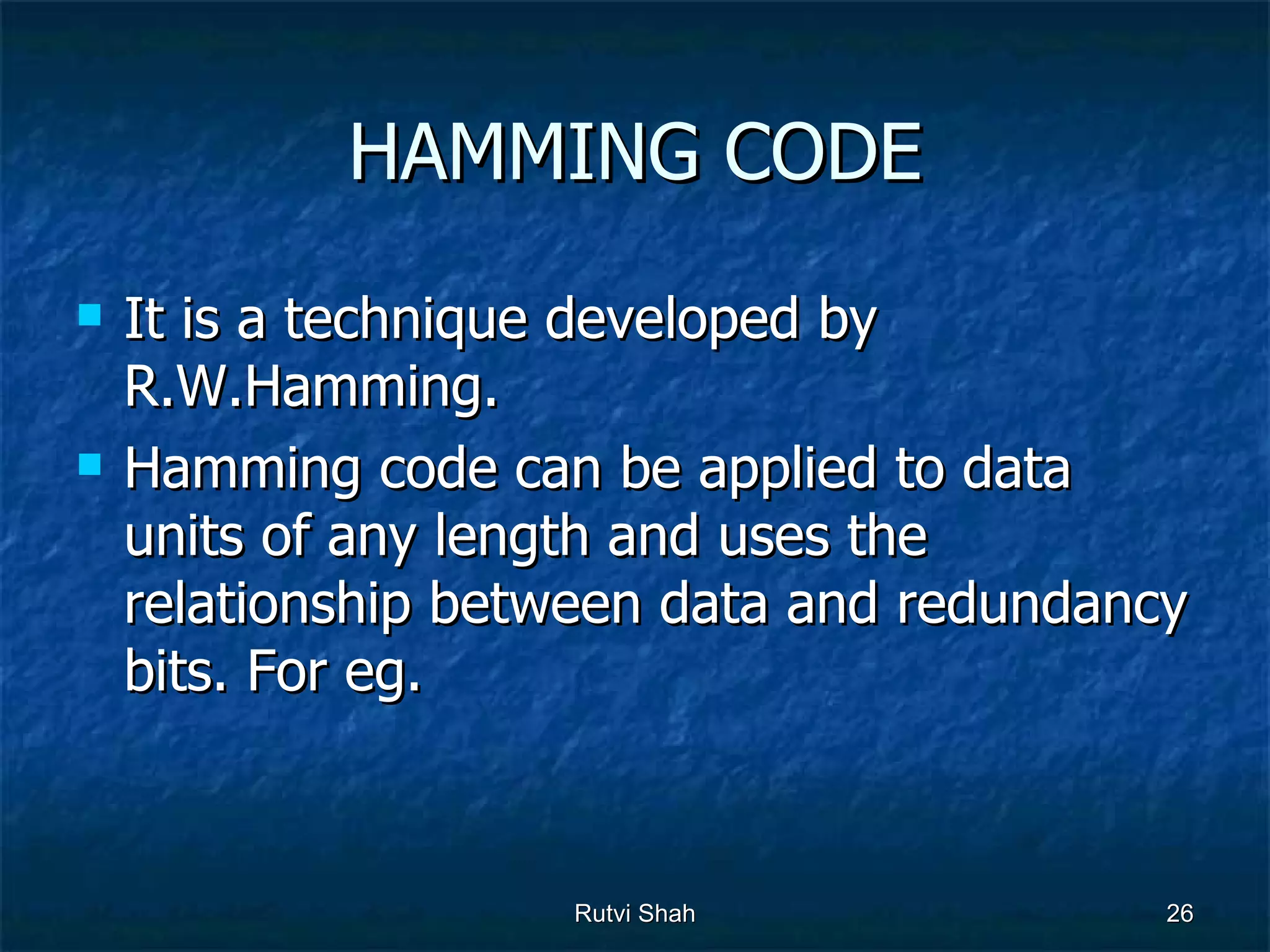 Error Detection And Correction Ppt