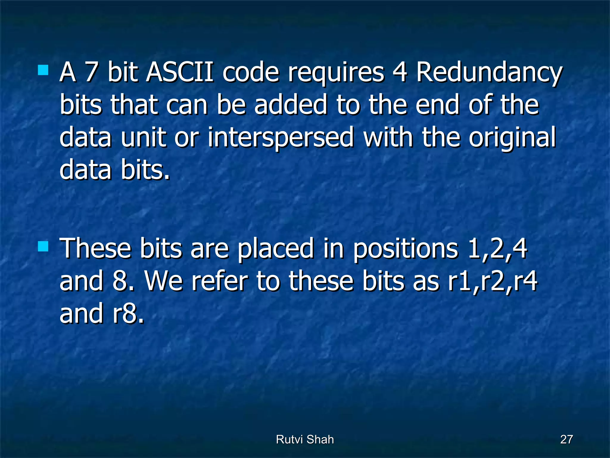 Error Detection And Correction | PPT