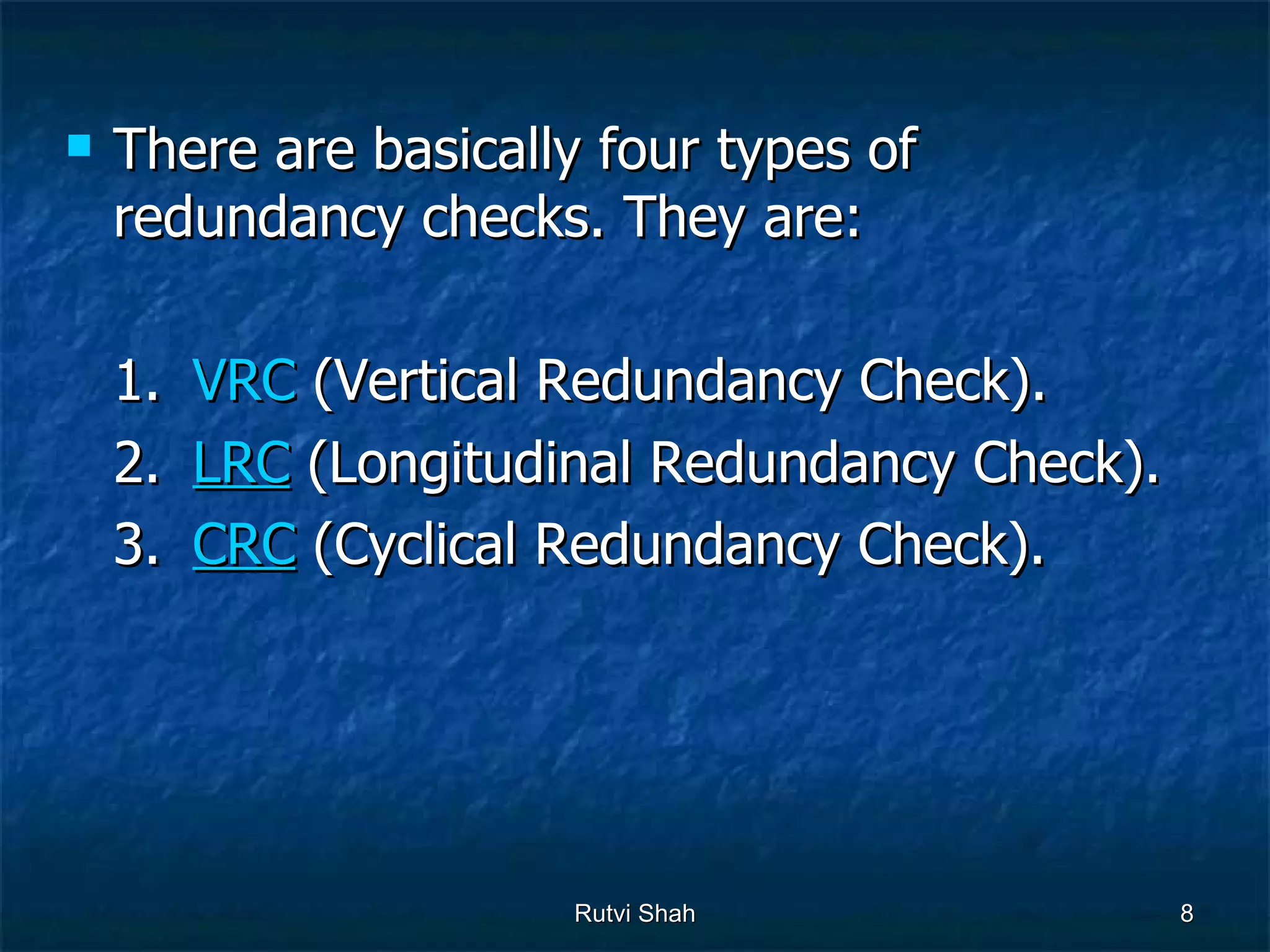 Error Detection And Correction Ppt