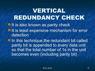 Error Detection And Correction | PPT