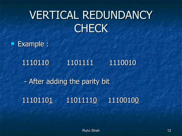 Error Detection And Correction | PPT