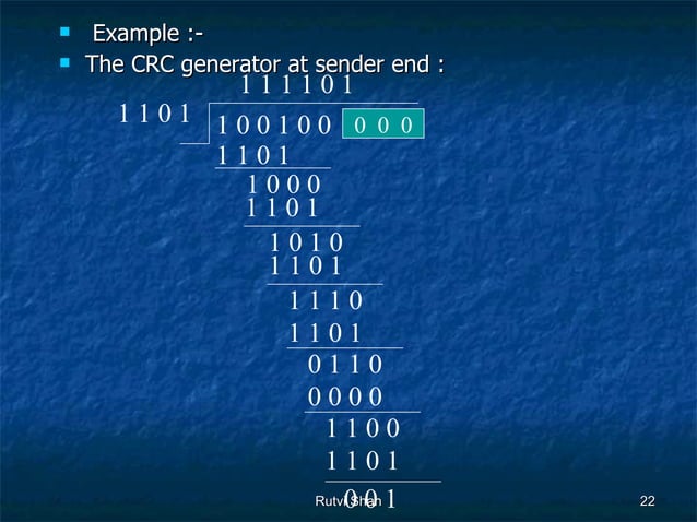 Error Detection And Correction Ppt