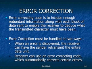 Error Detection And Correction | PPT