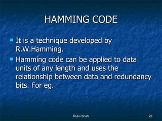 Error Detection And Correction | PPT