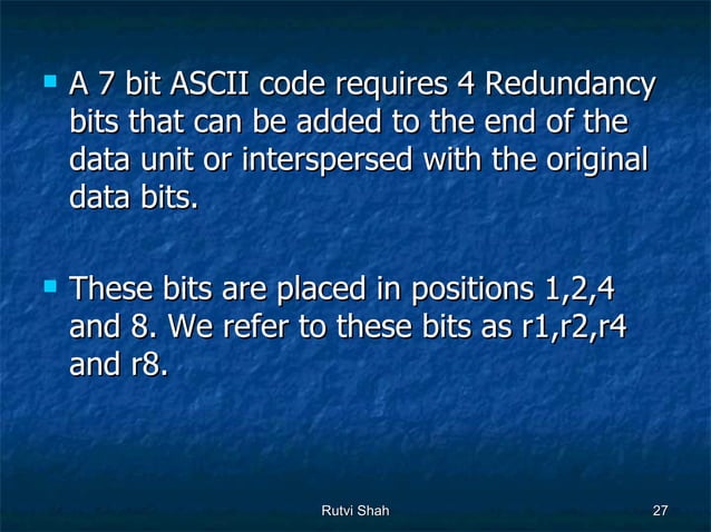 Error Detection And Correction | PPT