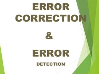 Error detection correction (CRC) | PPT