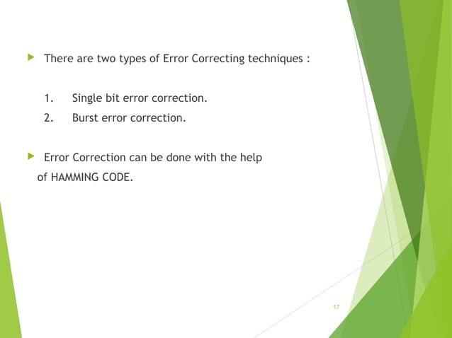 Error detection correction (CRC) | PPT
