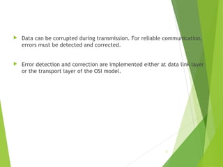 Error detection correction (CRC) | PPT