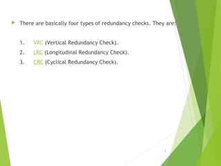 Error detection correction (CRC) | PPT
