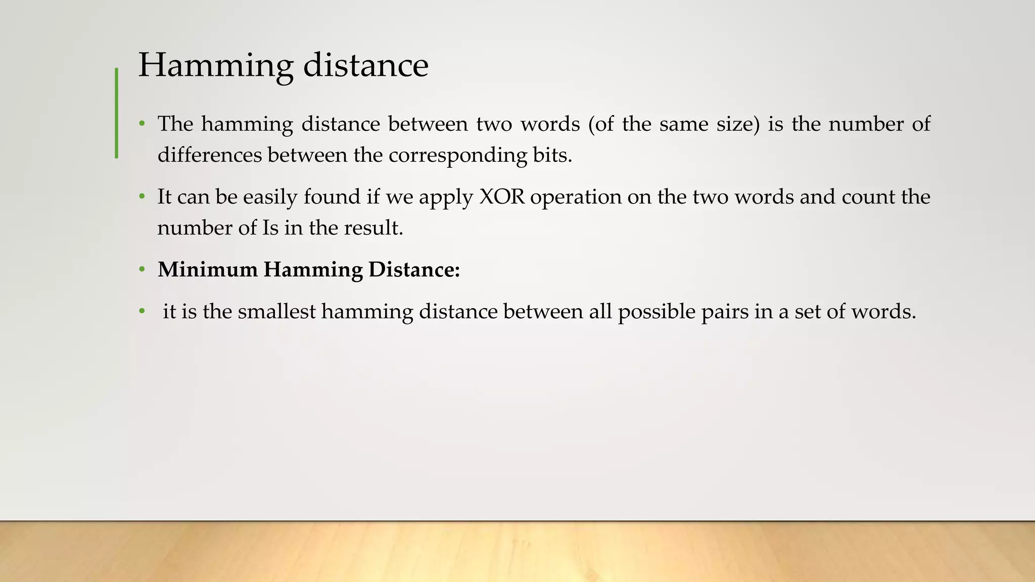 Error Detection And Correction Pptx Computer Networking Computing