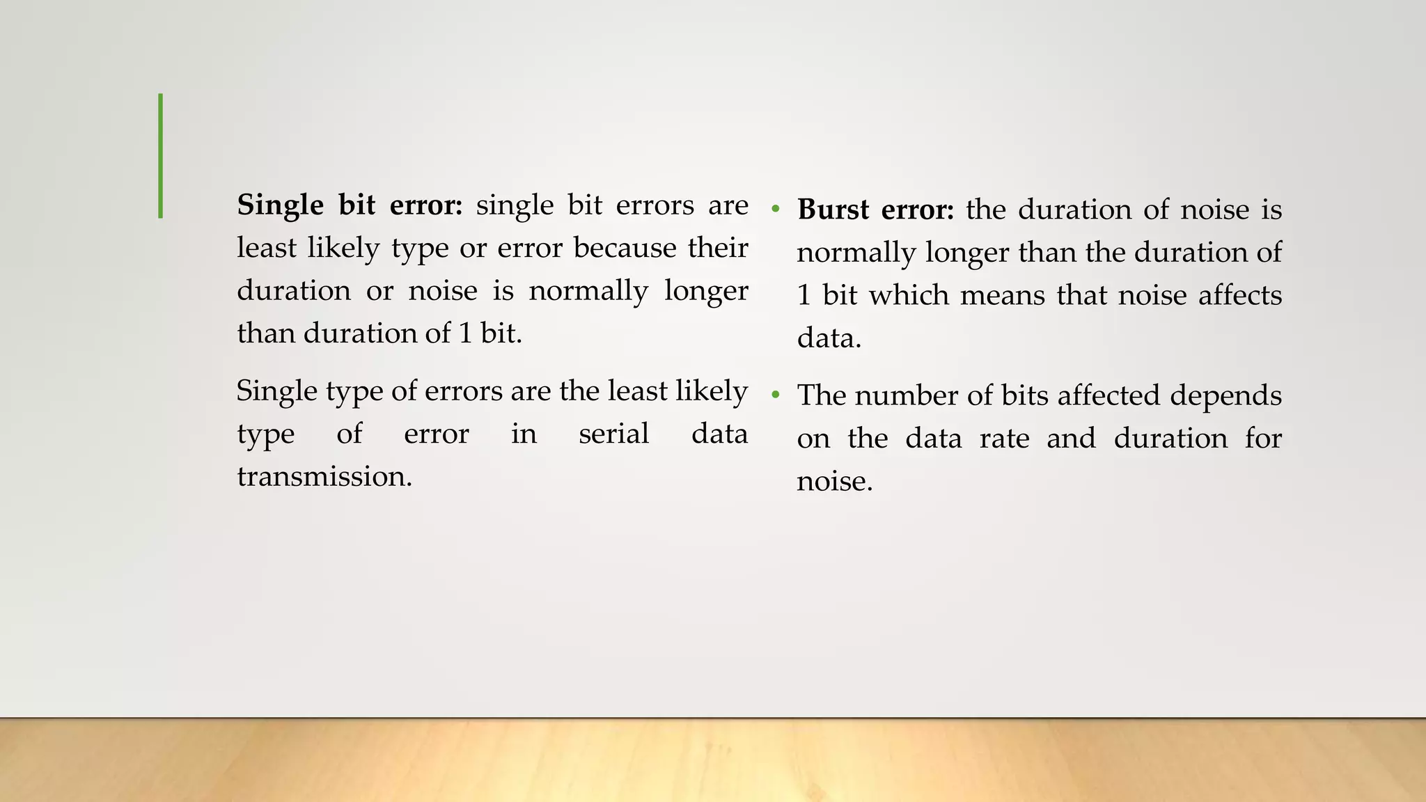 Error Detection And Correction Pptx Computer Networking Computing 7118