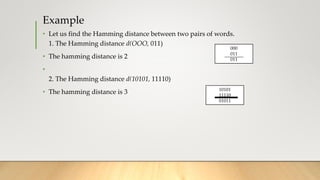 Error detection and correction | PPTX