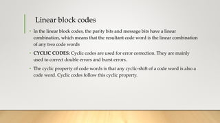 Error detection and correction | PPTX