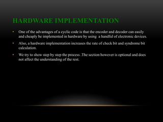 Error detection and correction | PPT