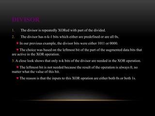 Error detection and correction | PPTX