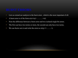 Error detection and correction | PPT