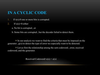 Error detection and correction | PPT