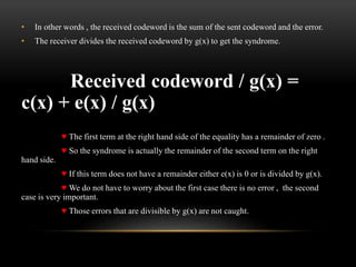 Error detection and correction | PPT