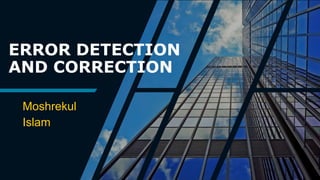 Error detection and correction | PPT