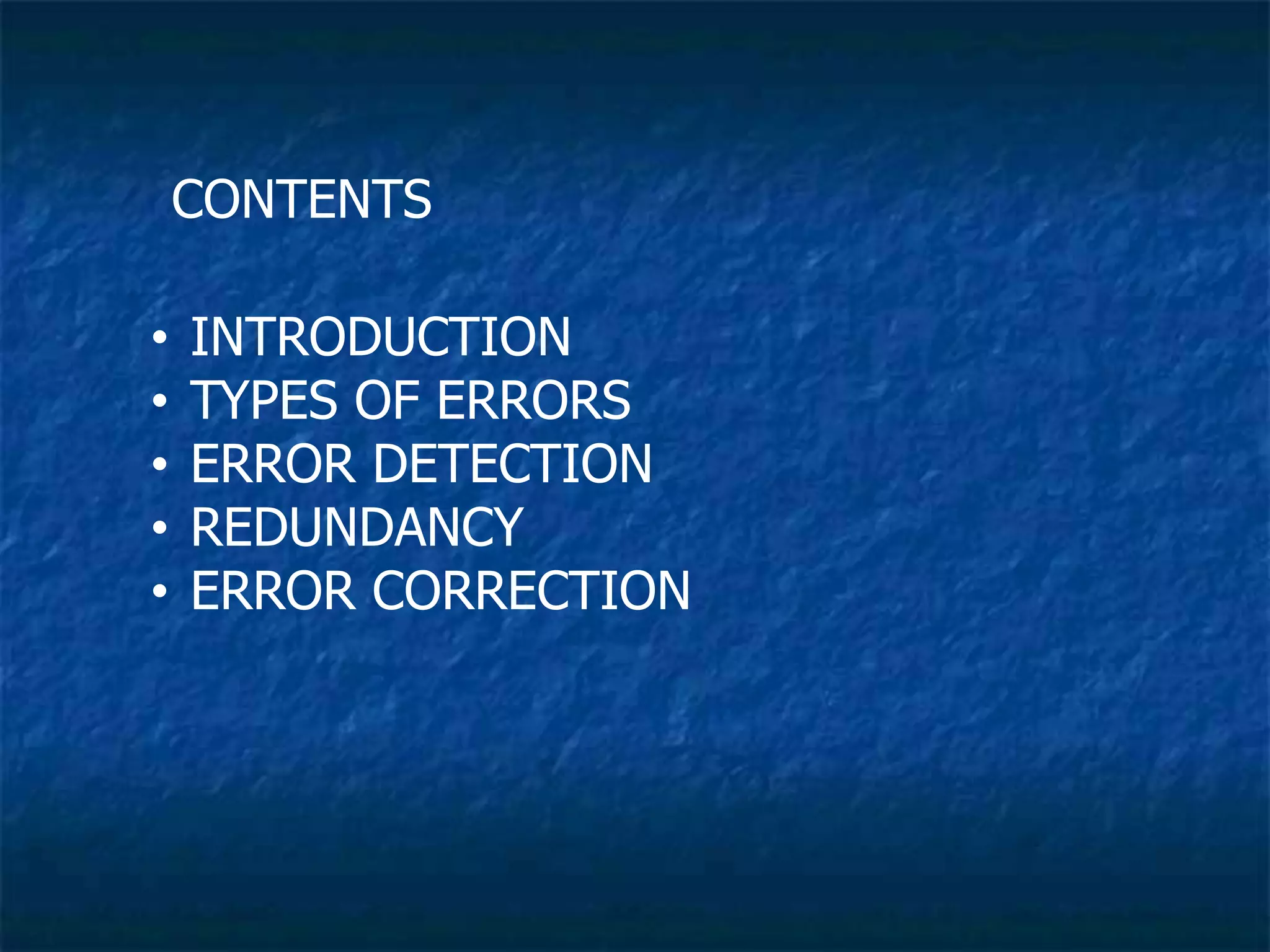 Error Detection And Correction Unit 05 Ppt 9157