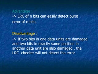 Error detection and correction unit-05 | PPT