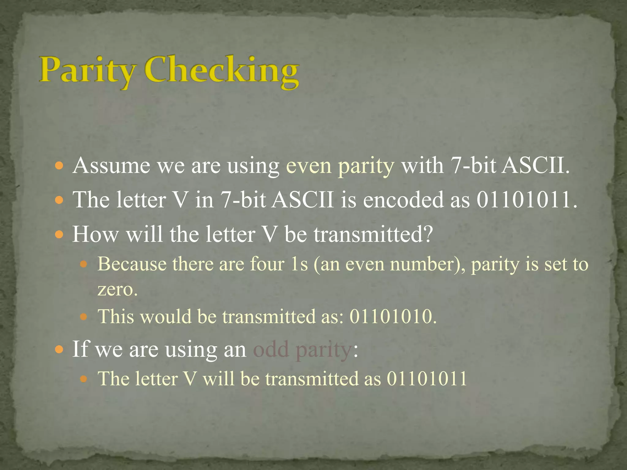 Error Detection And Correction Codes Ppt